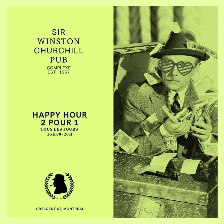 Menu - Montréal QC's Sir Winston Churchill Pub | Sirved