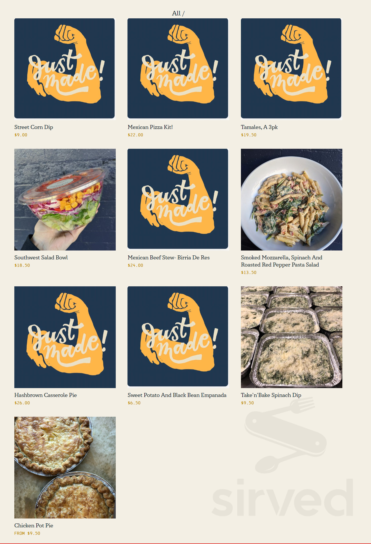 Strong Arm Baking Co. menu in Oxford, North Carolina, USA