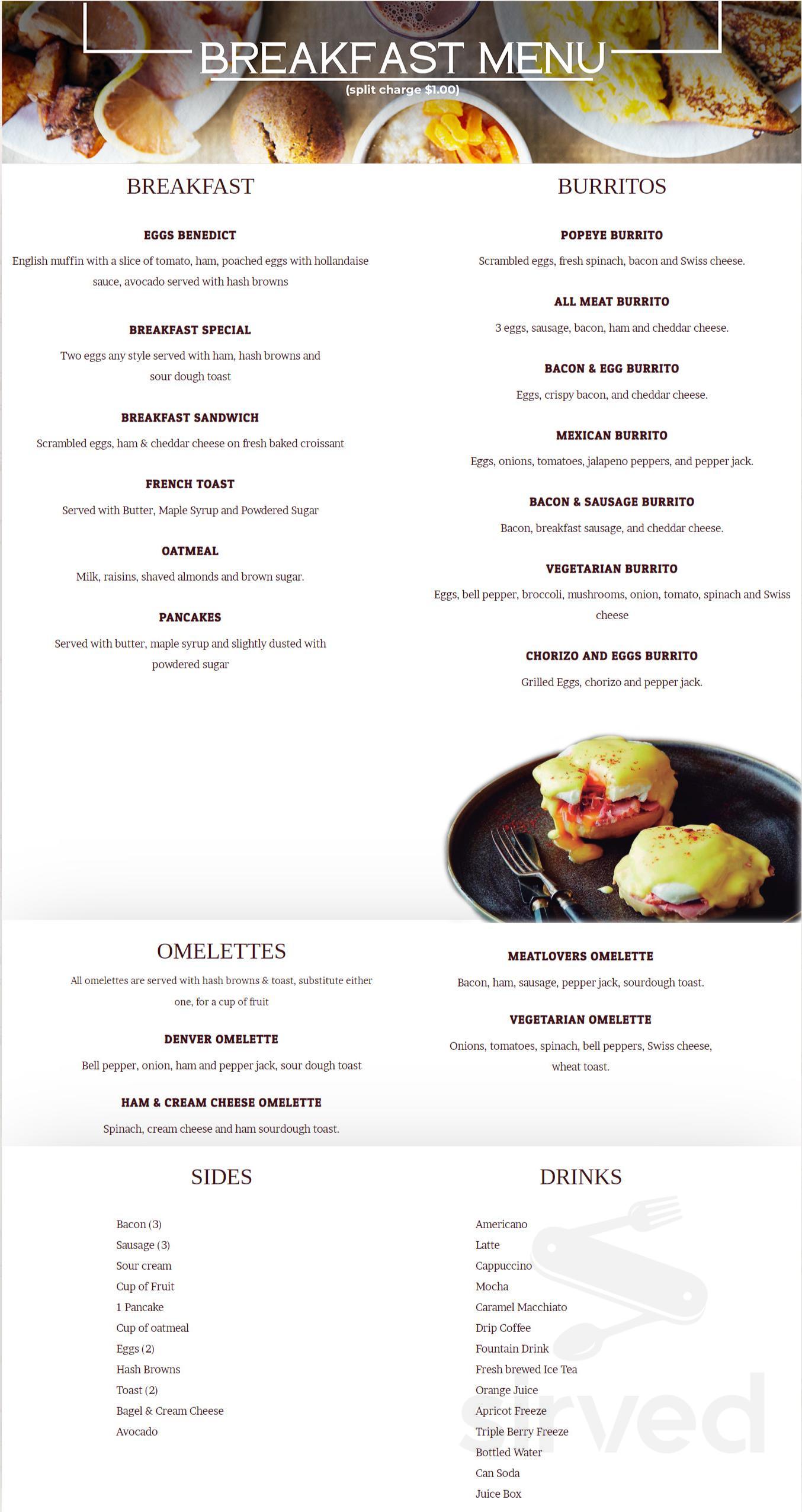 Heavenly Bakery menu in Hollister, California, USA