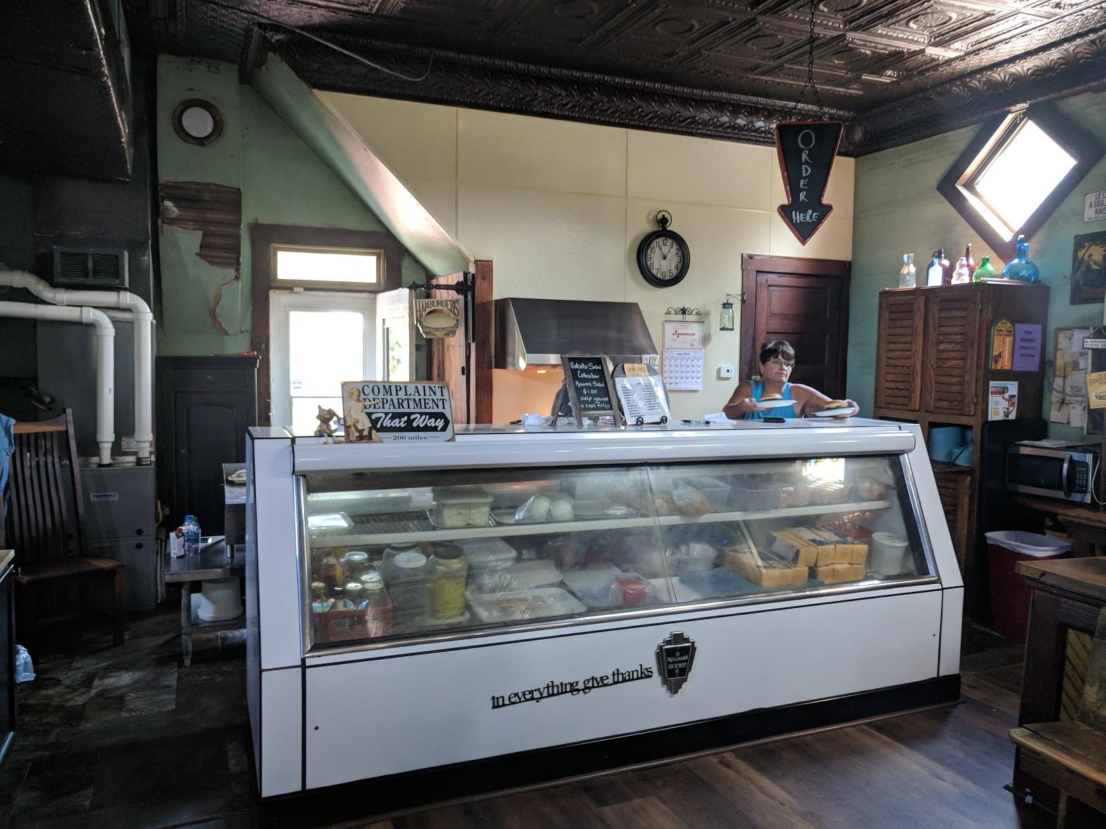 Moonshine Store menu in Martinsville, Illinois, USA