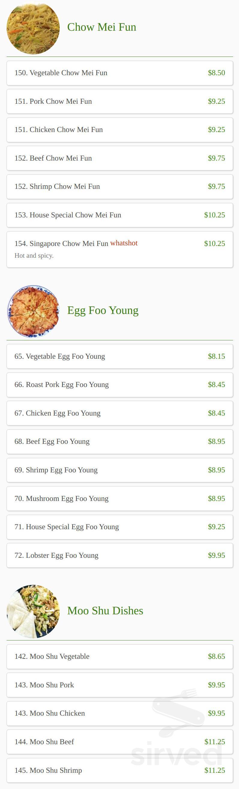 Yummy Yummy menu in Queens, New York, USA