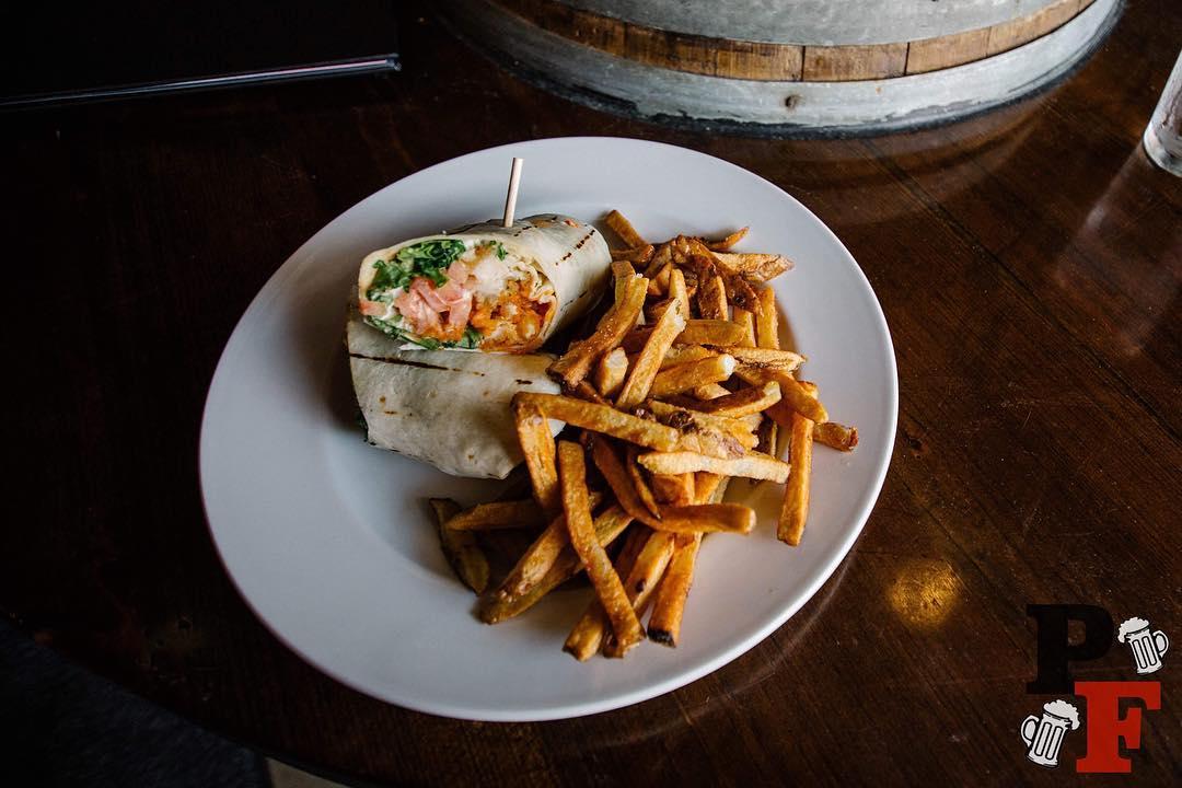 Pub Fiction menu in Ancaster, Ontario, Canada