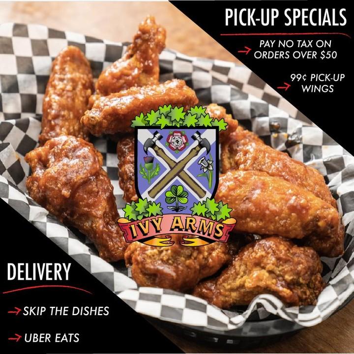 Ivy Arms menus in Milton, Ontario, Canada