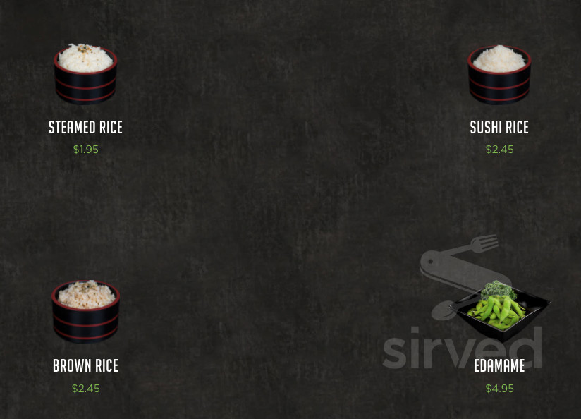 Kibo Sushi House - Mount Pleasant menus in Brampton, Ontario, Canada