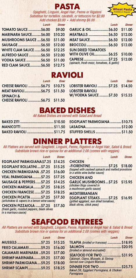 Old Bridge Restaurant & Pizzeria menus in Old Bridge, New Jersey ...