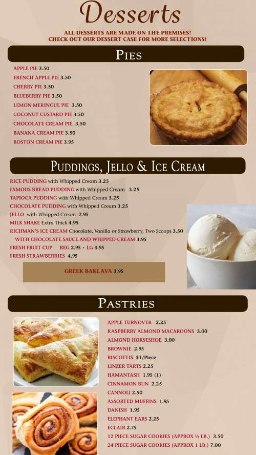 Lamp Post Diner menu in Clementon, New Jersey, USA