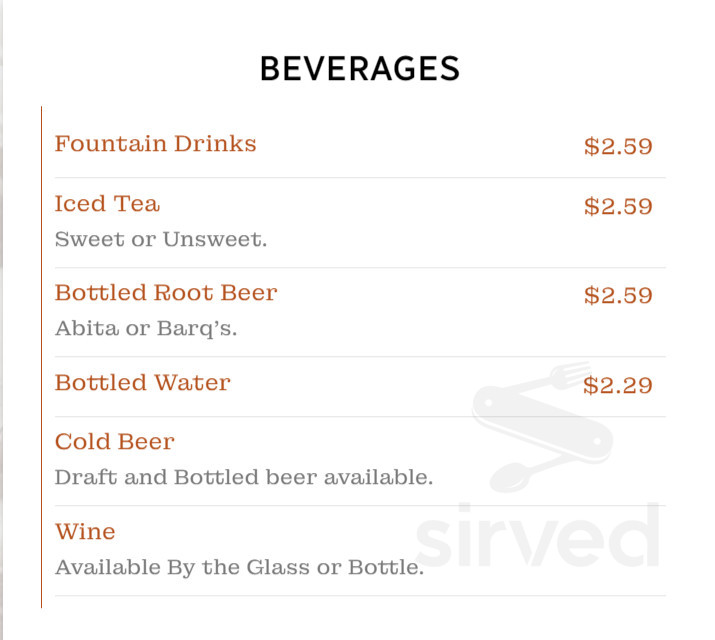 Rusty Pelican - Covington menu in Covington, Louisiana, USA