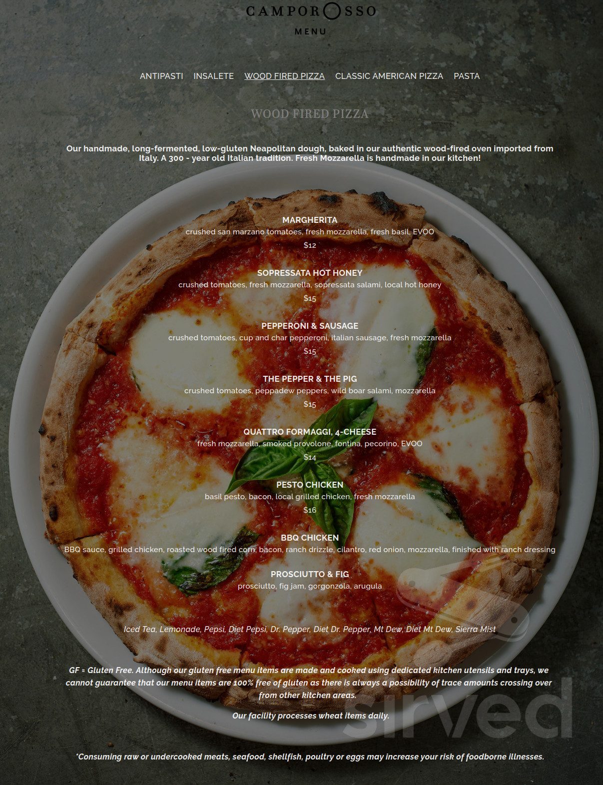 Camporosso menus in Fort Mitchell, Kentucky, United States