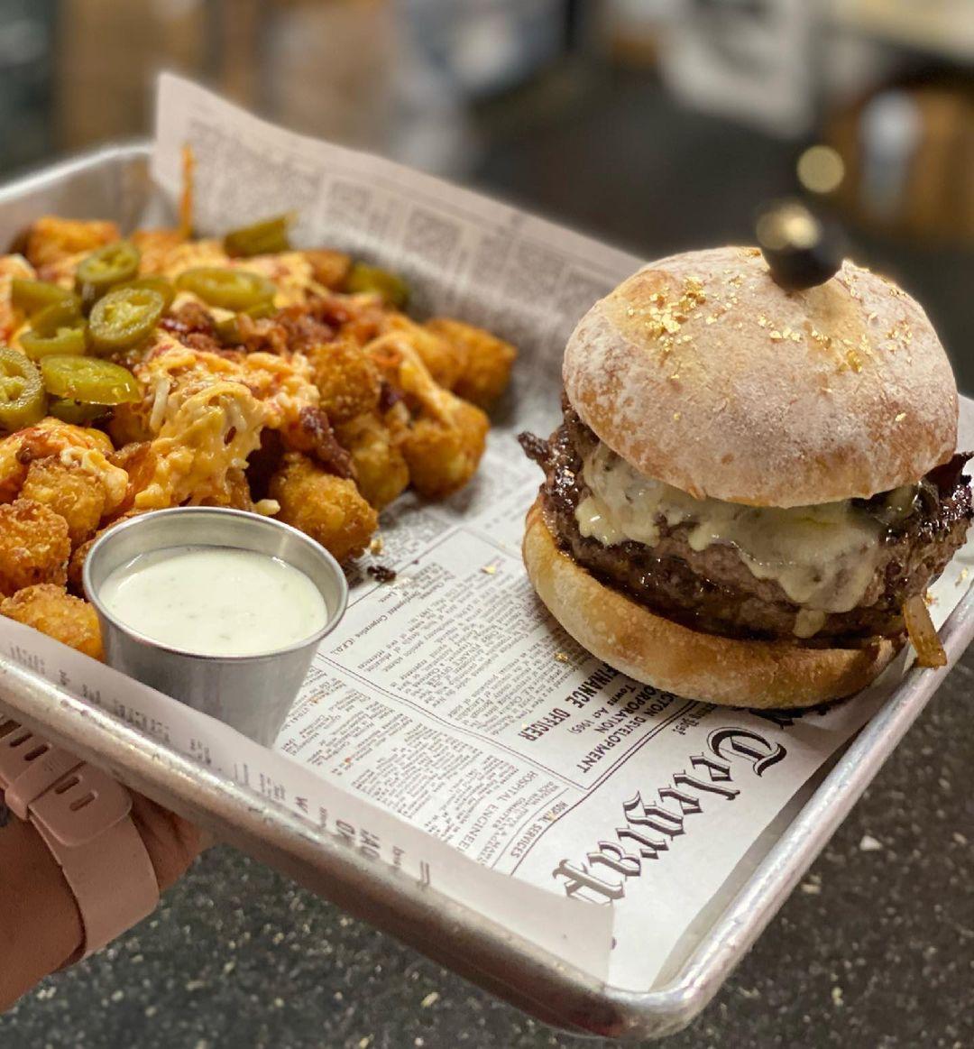 The RailYard menu in Bluefield, West Virginia, USA