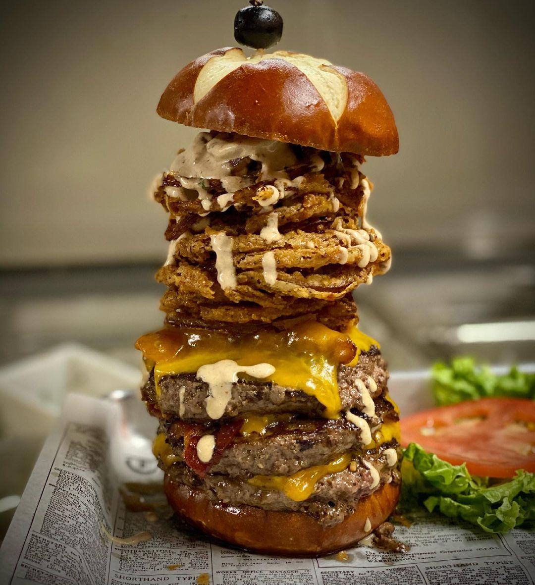 The RailYard menu in Bluefield, West Virginia, USA
