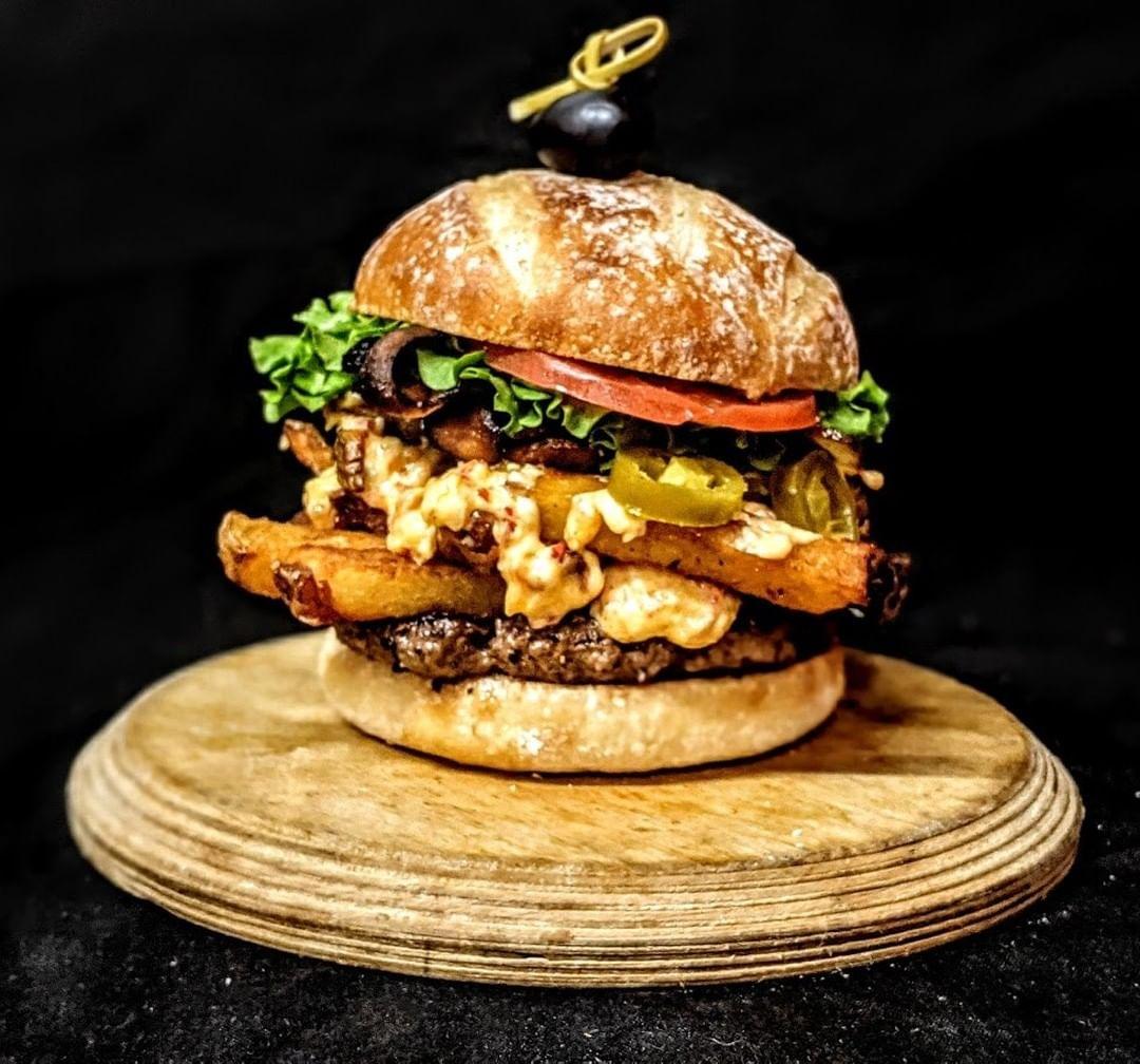 The RailYard menu in Bluefield, West Virginia, USA