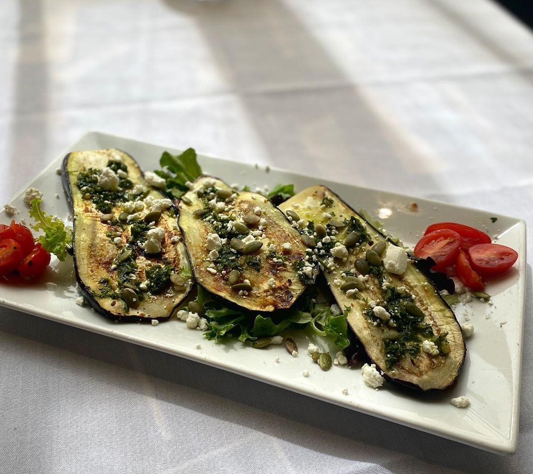 The RailYard menu in Bluefield, West Virginia, USA