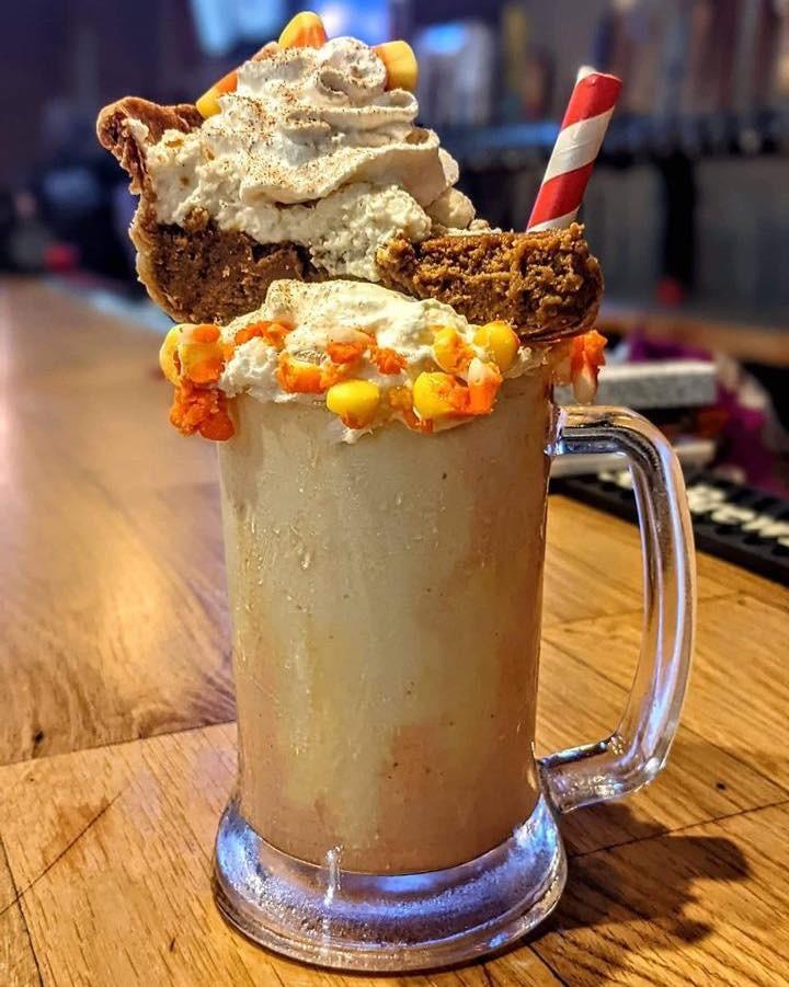 The RailYard menu in Bluefield, West Virginia, USA