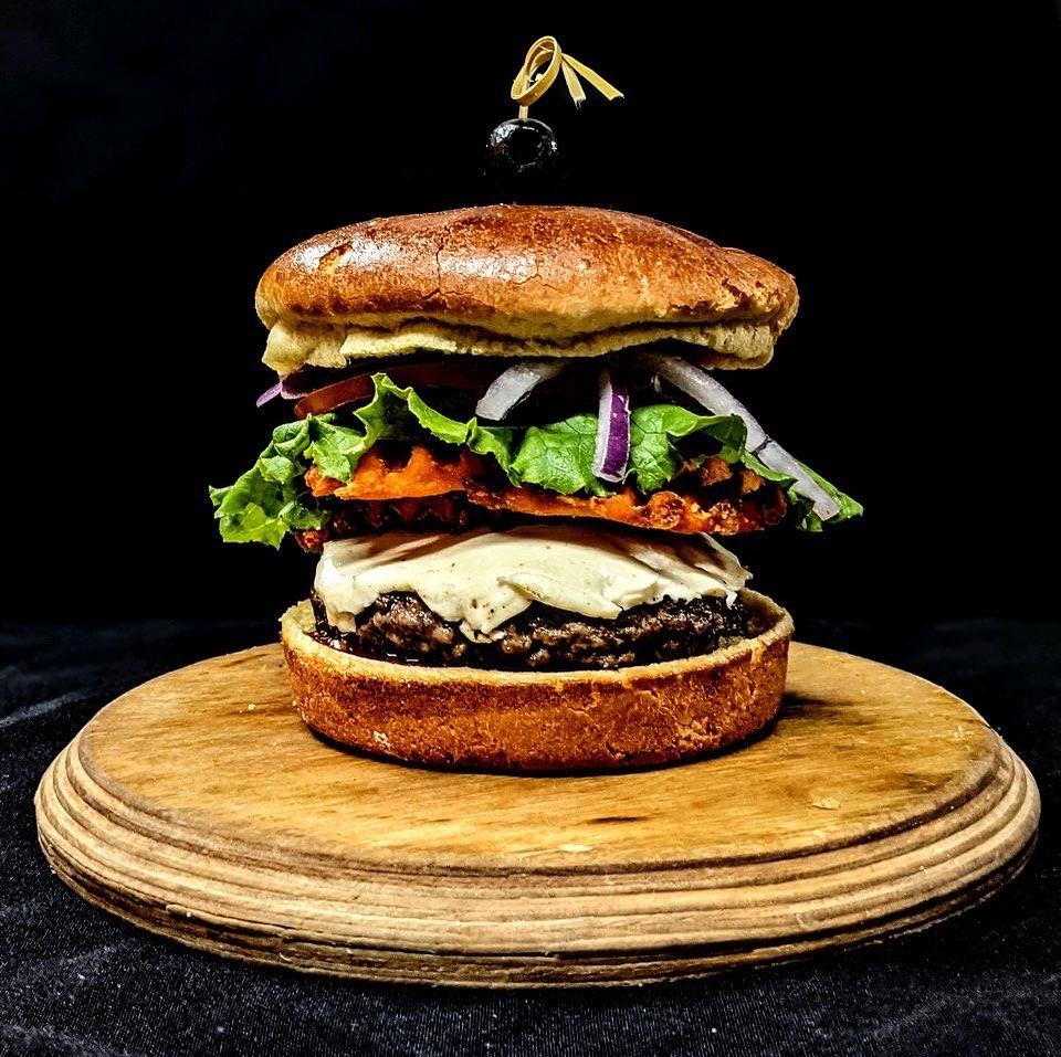 The RailYard menu in Bluefield, West Virginia, USA