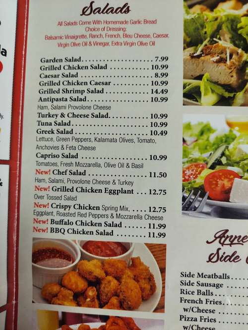 Rosa Pizza menu in Ewing Township, New Jersey, USA