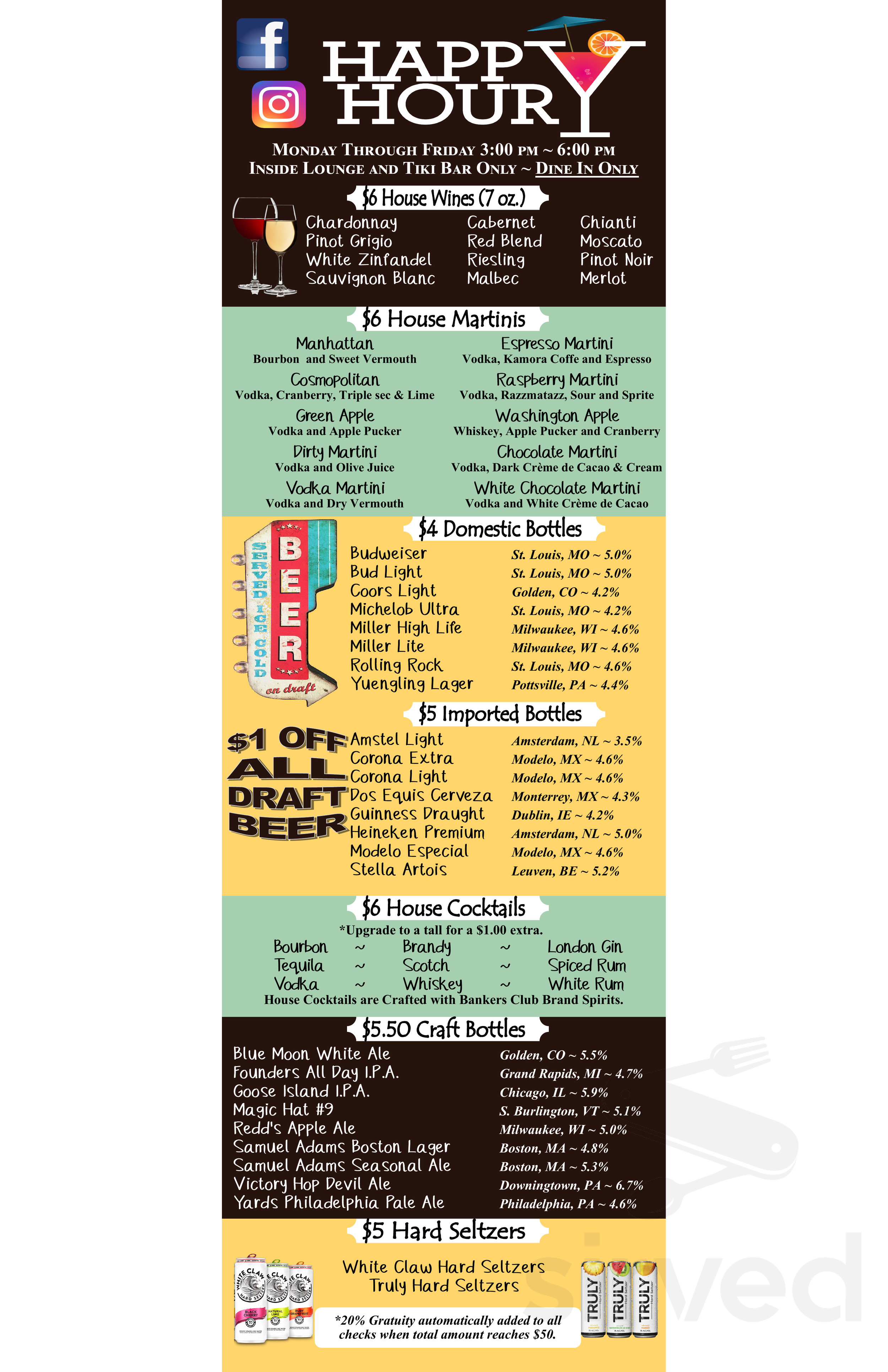 Menu for Villari's Lakeside Restaurant in Sicklerville, NJ | Sirved
