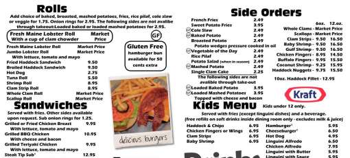 Menu for Mike's Clam Shack in Wells, ME | Sirved