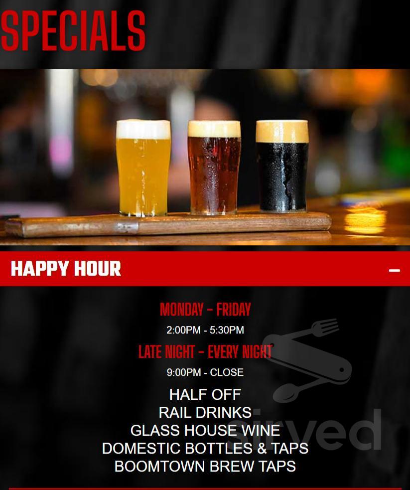 BoomTown Woodfire Bar & Grill | Duluth, MN Menu - Duluth, Minnesota ...