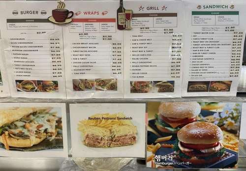 Bistro on the Boulevard menu in Los Angeles, California, USA