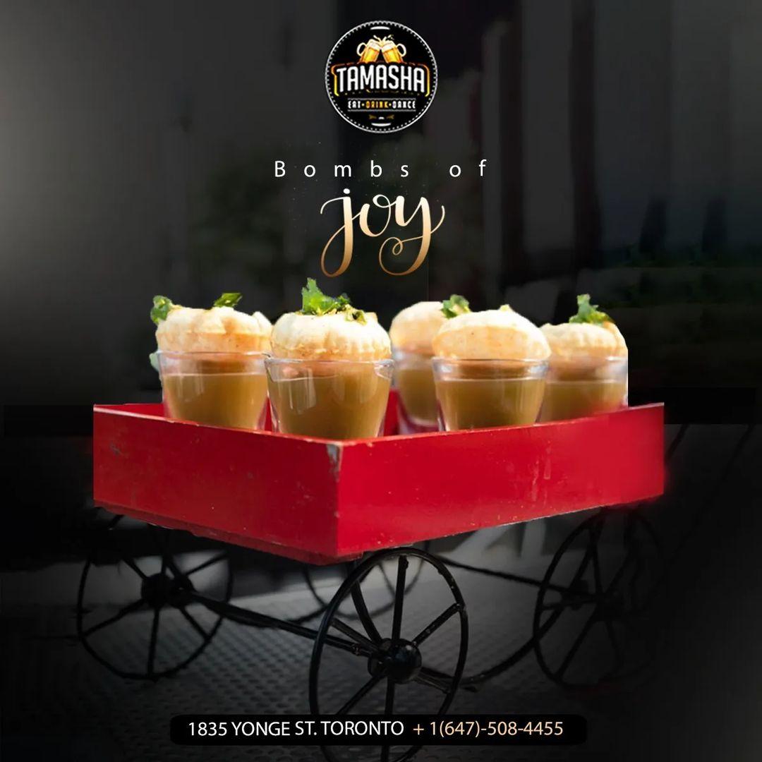 Tamasha - Indian Resto Bar menus in Toronto, Ontario, Canada