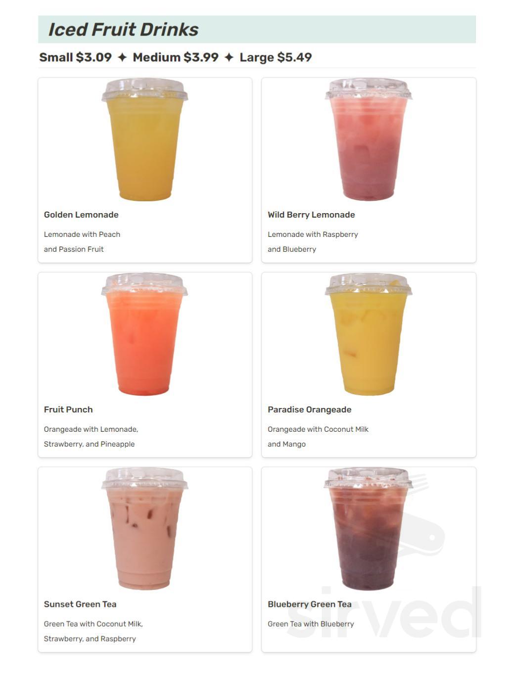 Lazy Cow Creamery menu in Cookeville, Tennessee, USA