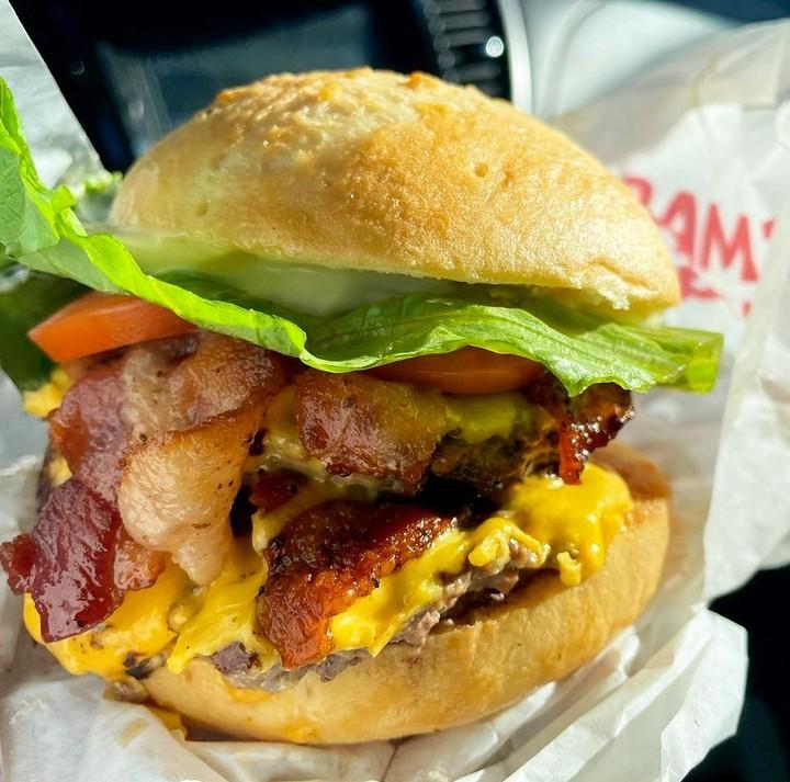 Smashburger menu in Boston, Massachusetts, USA