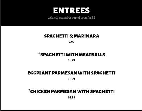 Longshots Sports Cafe menu in Uncasville, Connecticut, USA