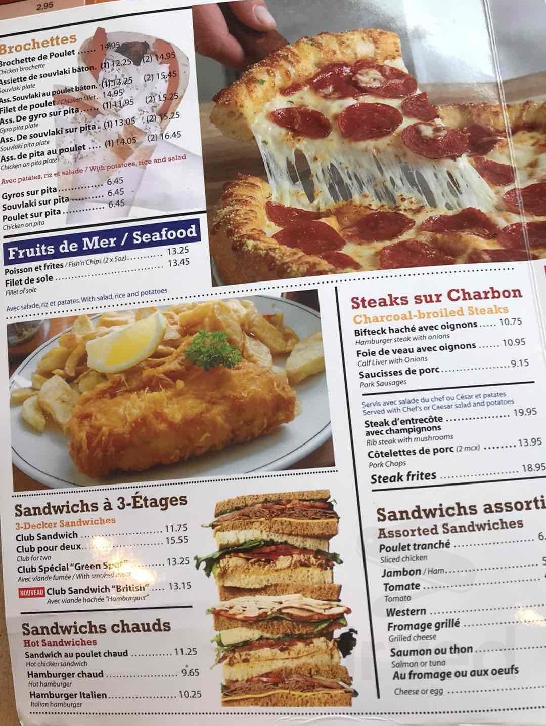 Greenspot Restaurant - Smoked Meat - Breakfast - Burgers menus in ...