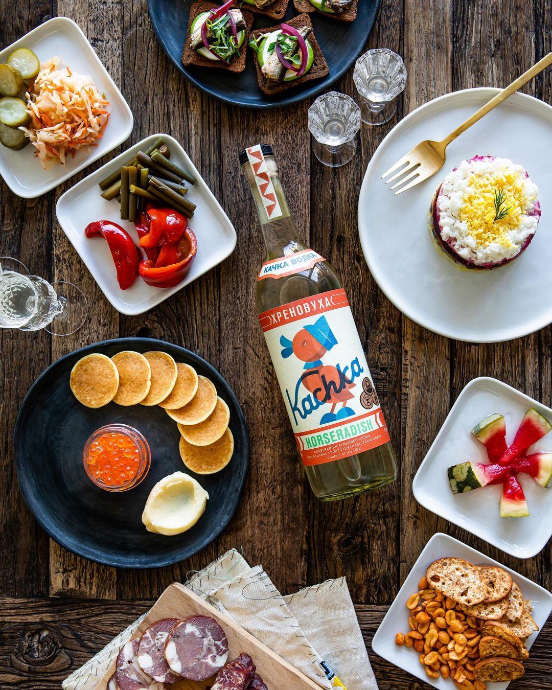 Menu for Kachka Lavka in Portland, Oregon, United States