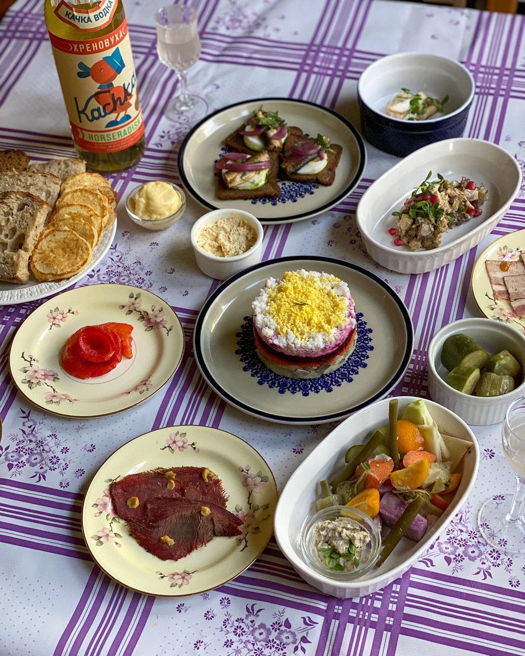 Menu for Kachka Lavka in Portland, Oregon, United States