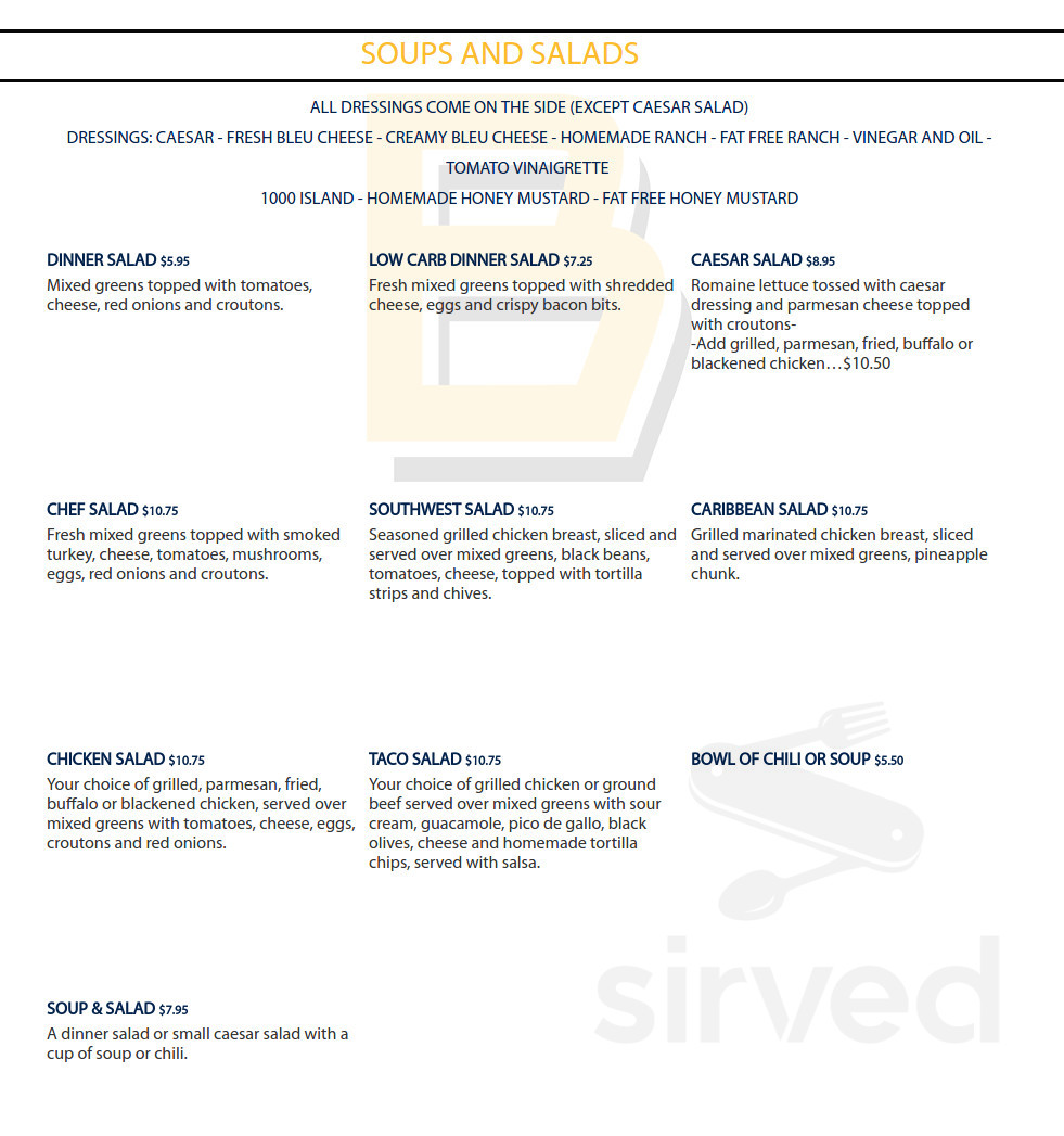 The Brook Restaurant and Bar menus in Tulsa, Oklahoma, United States