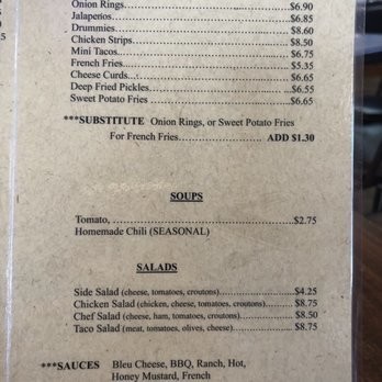 Millside Tavern menus in St Michael, Minnesota, United States