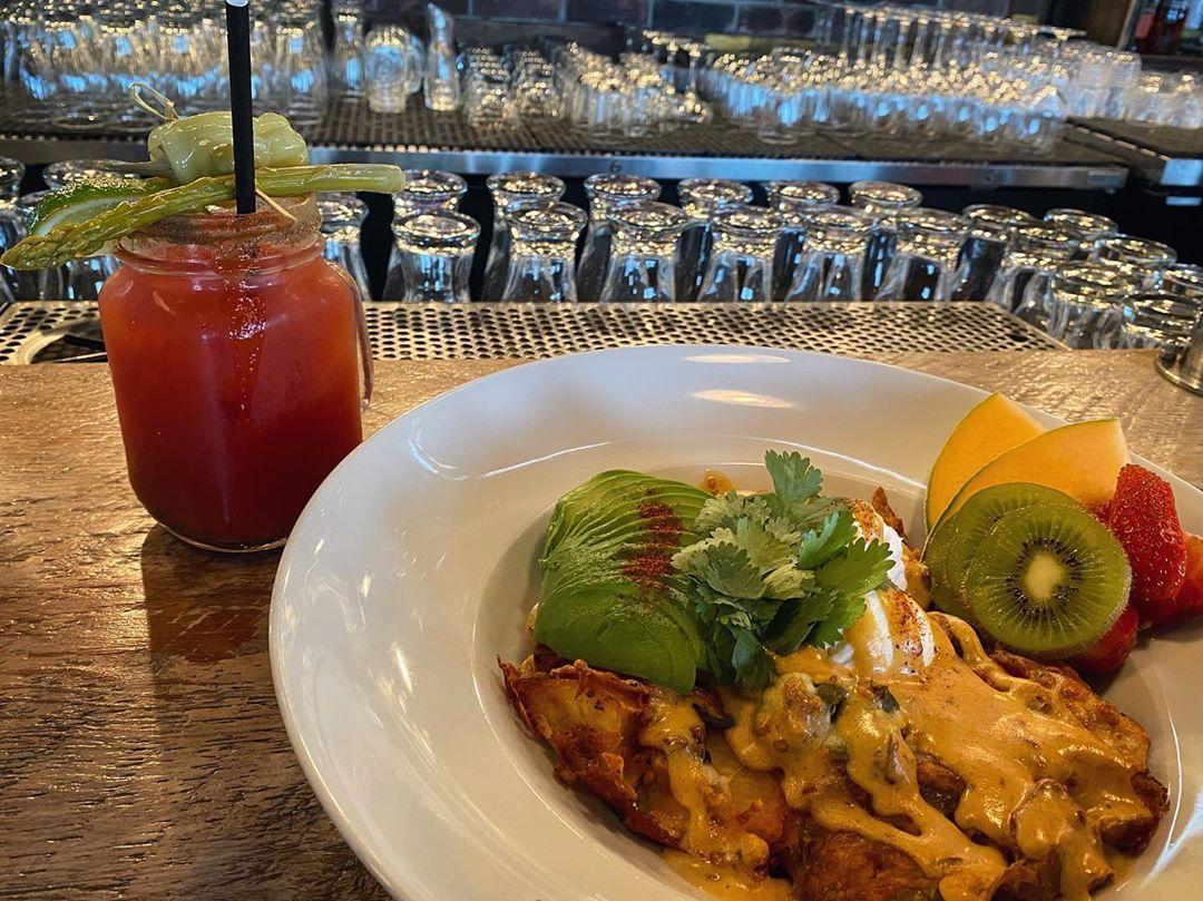 The Surly Mermaid menu in Sidney, British Columbia, Canada