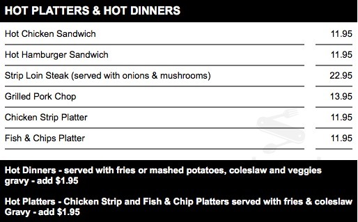 Menu - Coldbrook NS's Kai-Wing Restaurant Ltd | Sirved