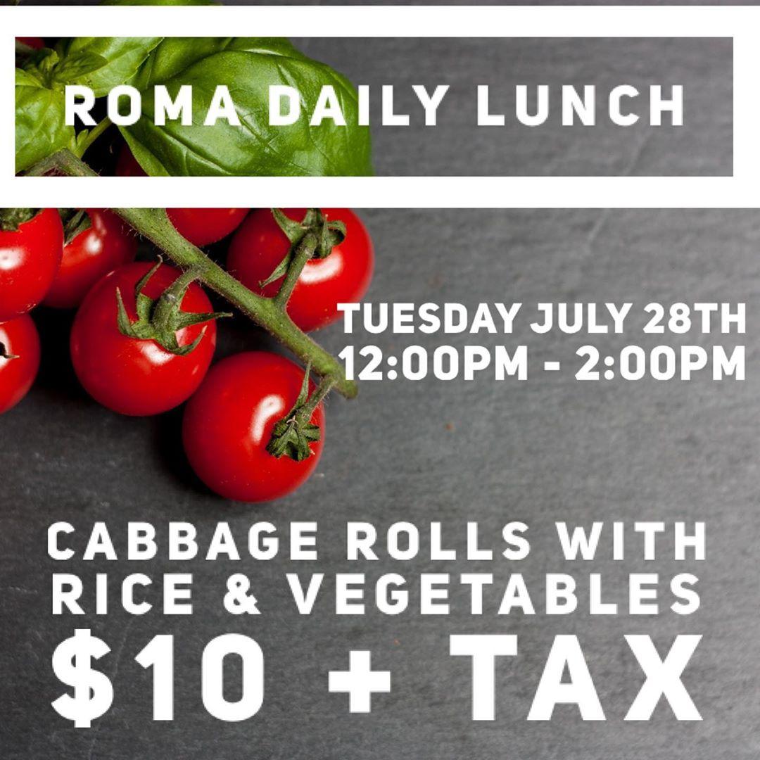 Roma Club of Leamington menu in Leamington, Ontario, Canada